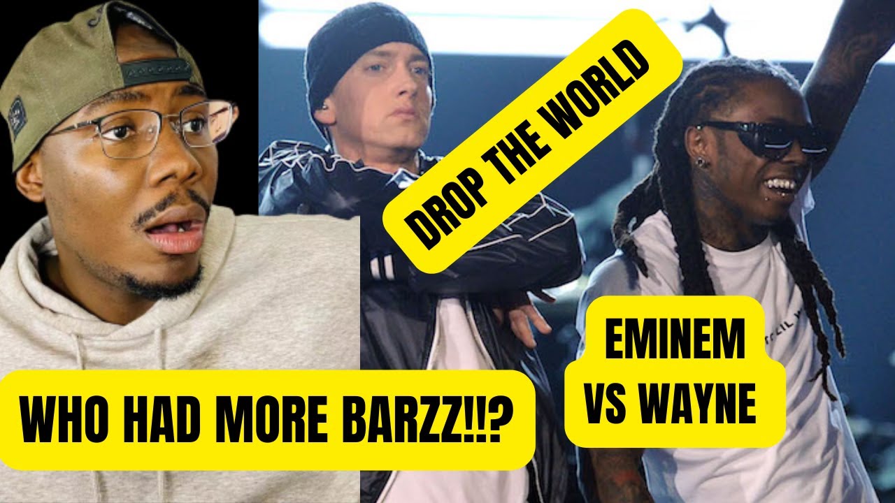 Eminem Vs Lil Wayne, Who had more Bars | Drop the World | - YouTube