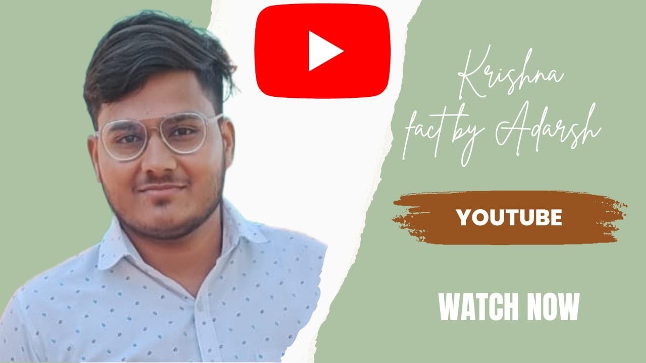 Lord krishna truth|fact| short video| By Adarsh Maurya| - YouTube