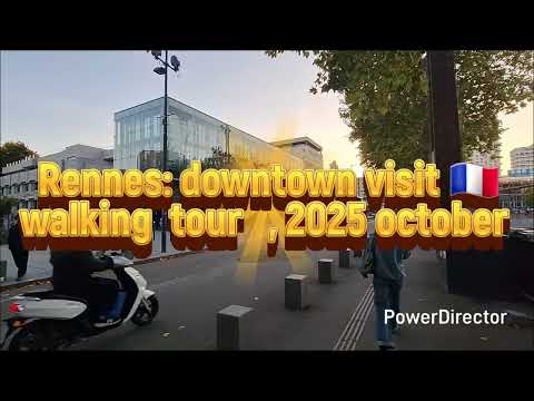 Rennes  : visite centre-ville France 🇨🇵 octobre 2025