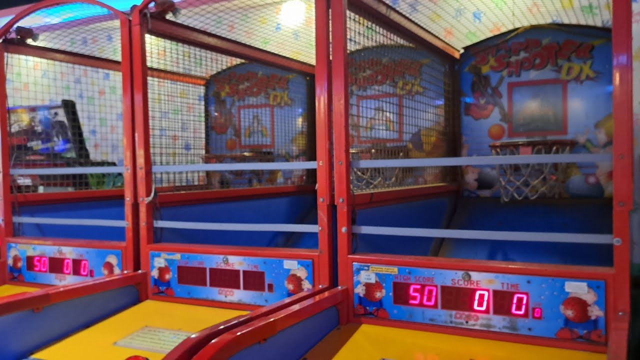 理想投籃機6球284分 Sharp Shooter DX Basketball Arcade Machine - 6 balls 284 ...