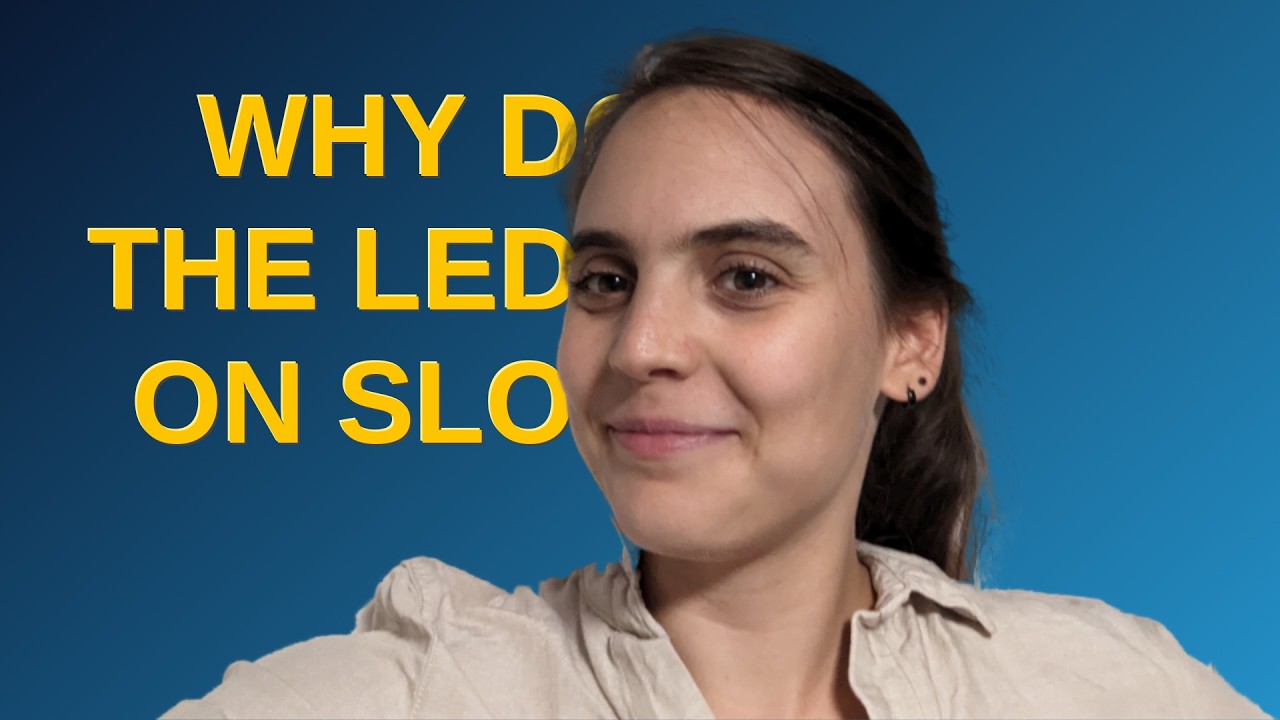Electronics: WHY does the LED turn on SLOWLY? - YouTube
