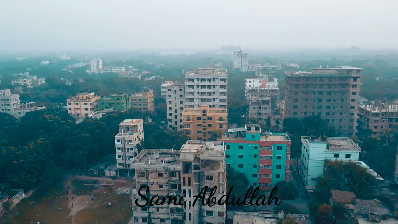 Faridpur City Drone view। part-1। Dji Mavic mini - YouTube