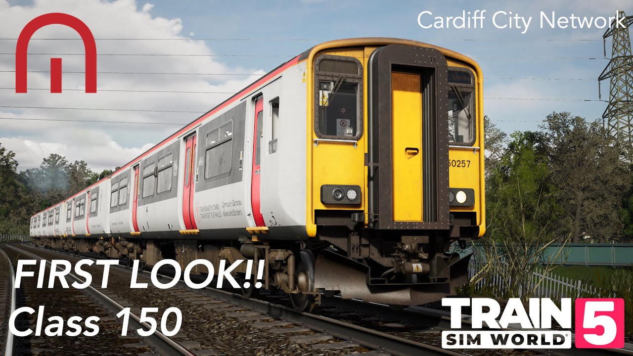 Cardiff Central FIRST LOOK - Class 150 - Train Sim World 5 - YouTube