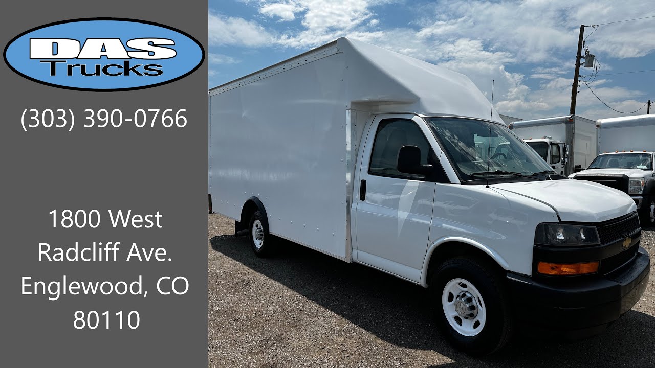 2020 Chevy Express 3500 - 15' Box Truck w/ Swing Doors - #04657 - YouTube