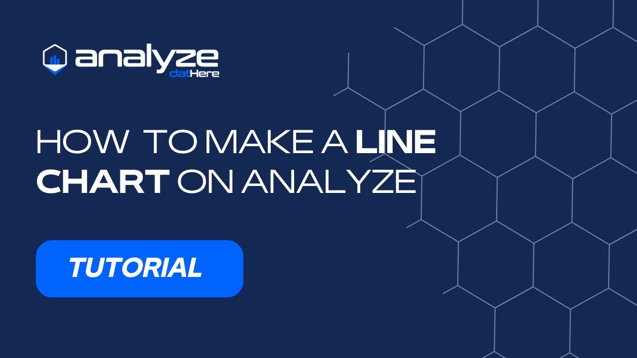 How to make a line chart on Analyze datHere - YouTube