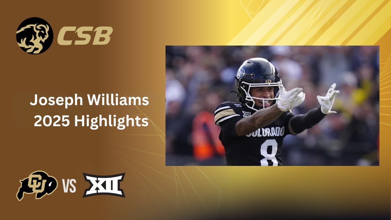 🔥 Common Sense Buffs REACTS: Joseph Williams 2025 Highlights | Colorado ...