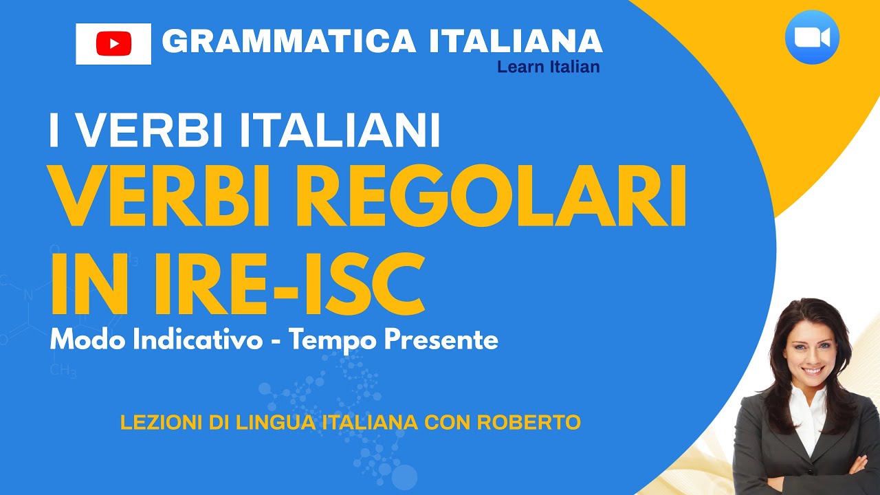 "Come riconoscere i verbi regolari in IRE/ISC" - YouTube