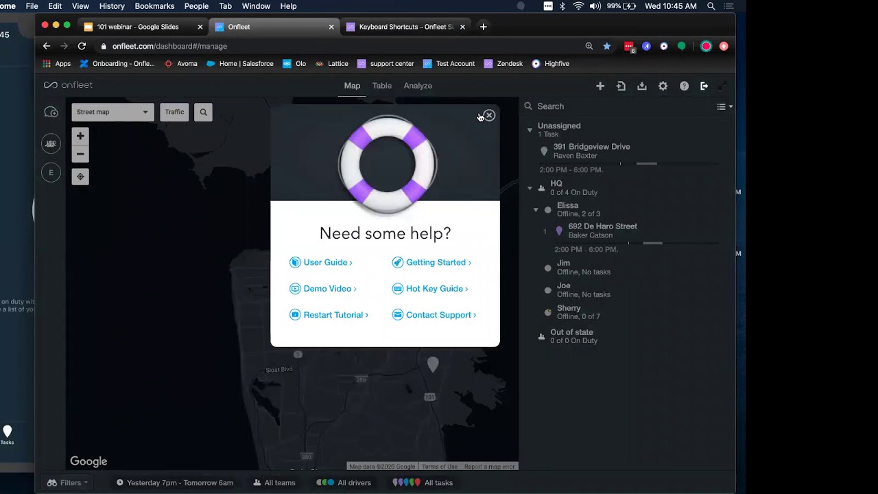 101- Onfleet Basics - YouTube