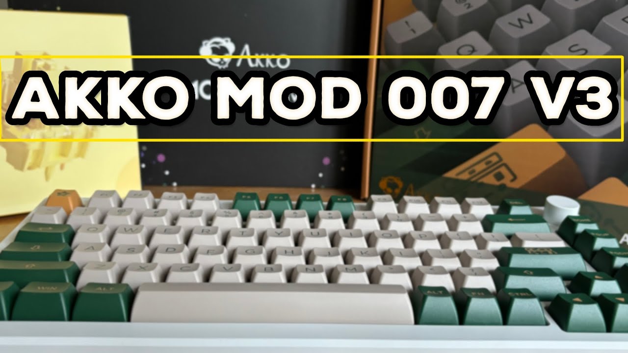 AKKO MOD 007 V3 build and review! | Budget Banger? - YouTube