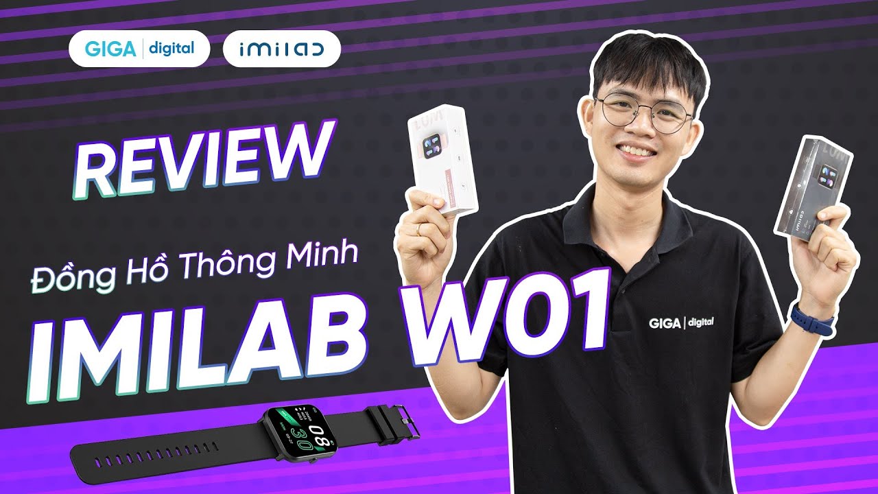 Review Smartwatch IMILAB W01 quốc dân (GIVEAWAY) | GIGA.vn - YouTube