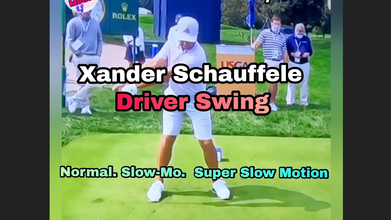 Xander Schauffele Driver Swing Slow Motion, Super Slow Motion, 8350 FPS ...