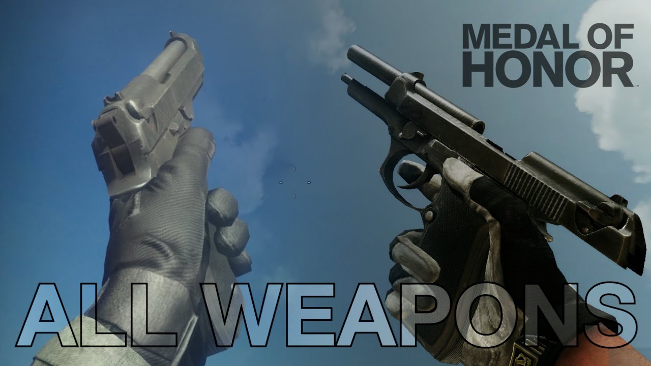 Medal of Honor (2010) - All Weapons - YouTube