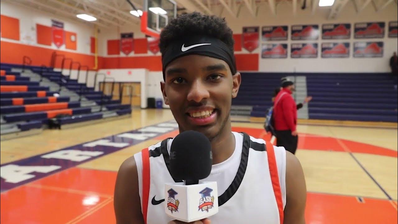 DMV Hoop Session interviews Hayfield's Donovan Bass Briscoe - YouTube