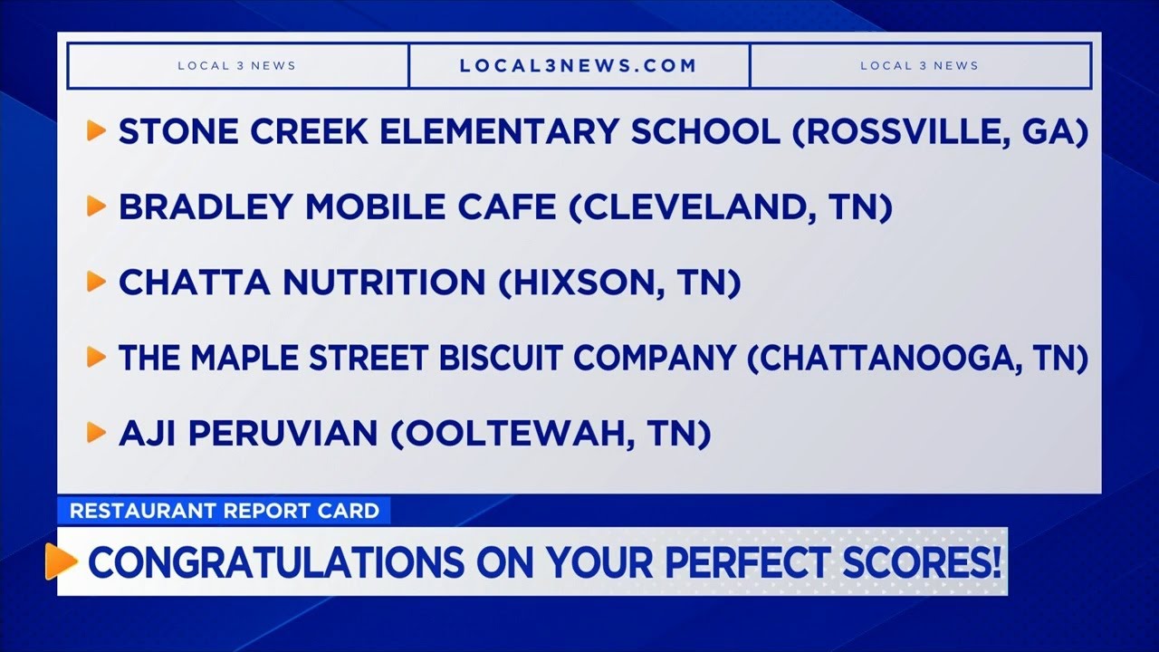 Great week for restaurants, no failing scores and follow-ups to last ...