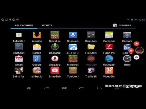 como grabar la pantalla de tu tablet mobizen (screen recorder) - YouTube