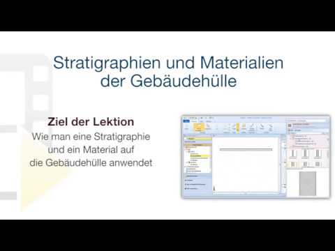 Tutorial von Edificius - Stratigraphie und Materialien der Gebäudehülle - ACCA software - YouTube