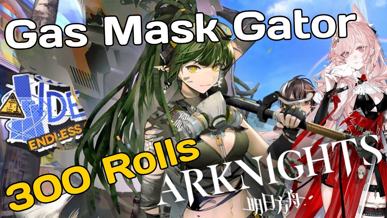 Gas Mask Gator (Arknights Great Axe & Pen Nib) Guaranteed Limited - YouTube