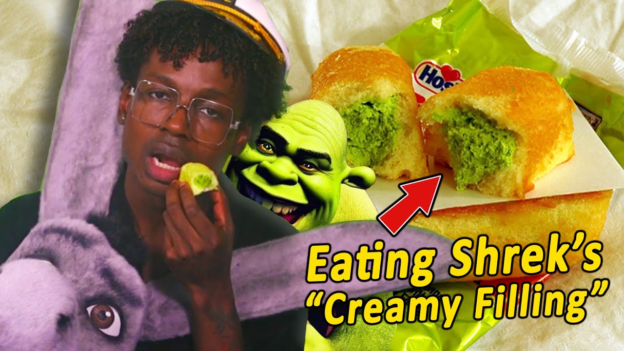 Eating DISGUSTING Shrek Food Items - YouTube