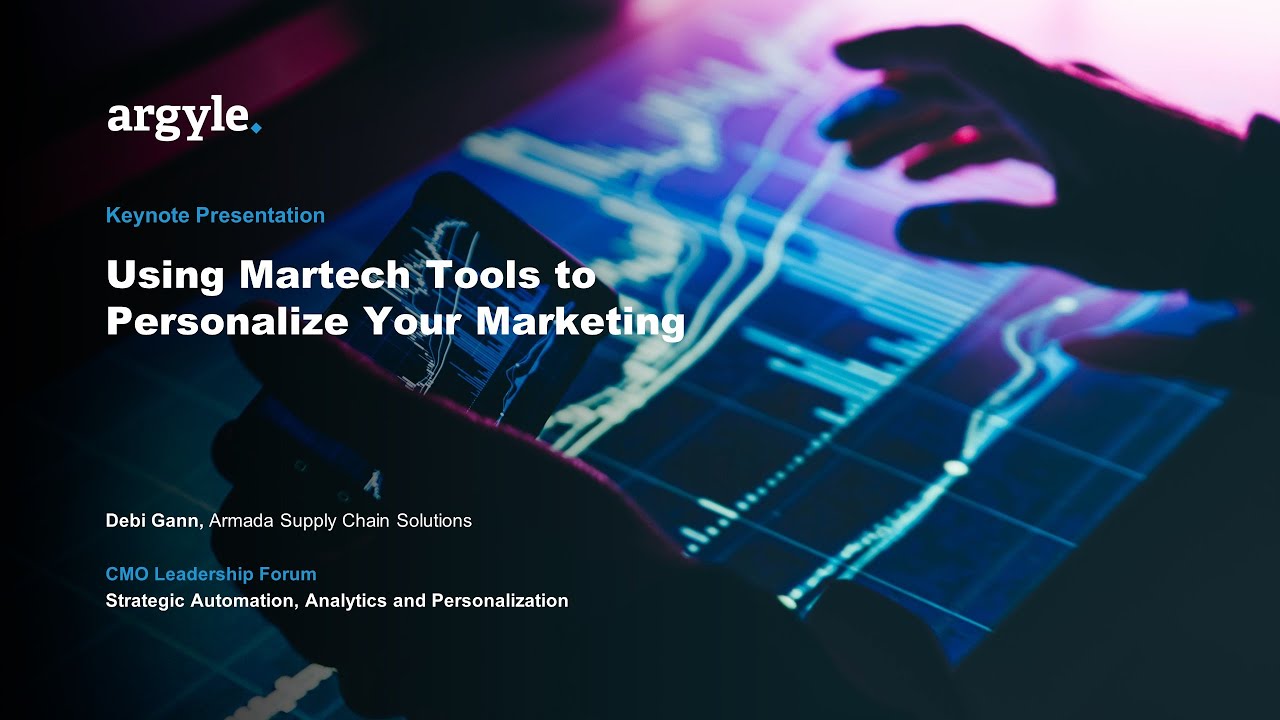 KEYNOTE PRESENTATION: Using Martech Tools to Personalize Your Marketing ...