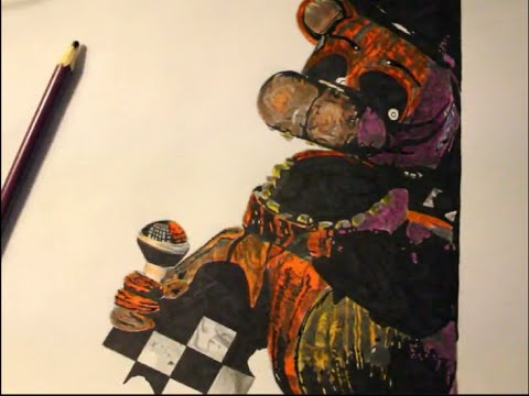 How To Draw Phantom Freddy from Five Nights At Freddy's 3 - YouTube