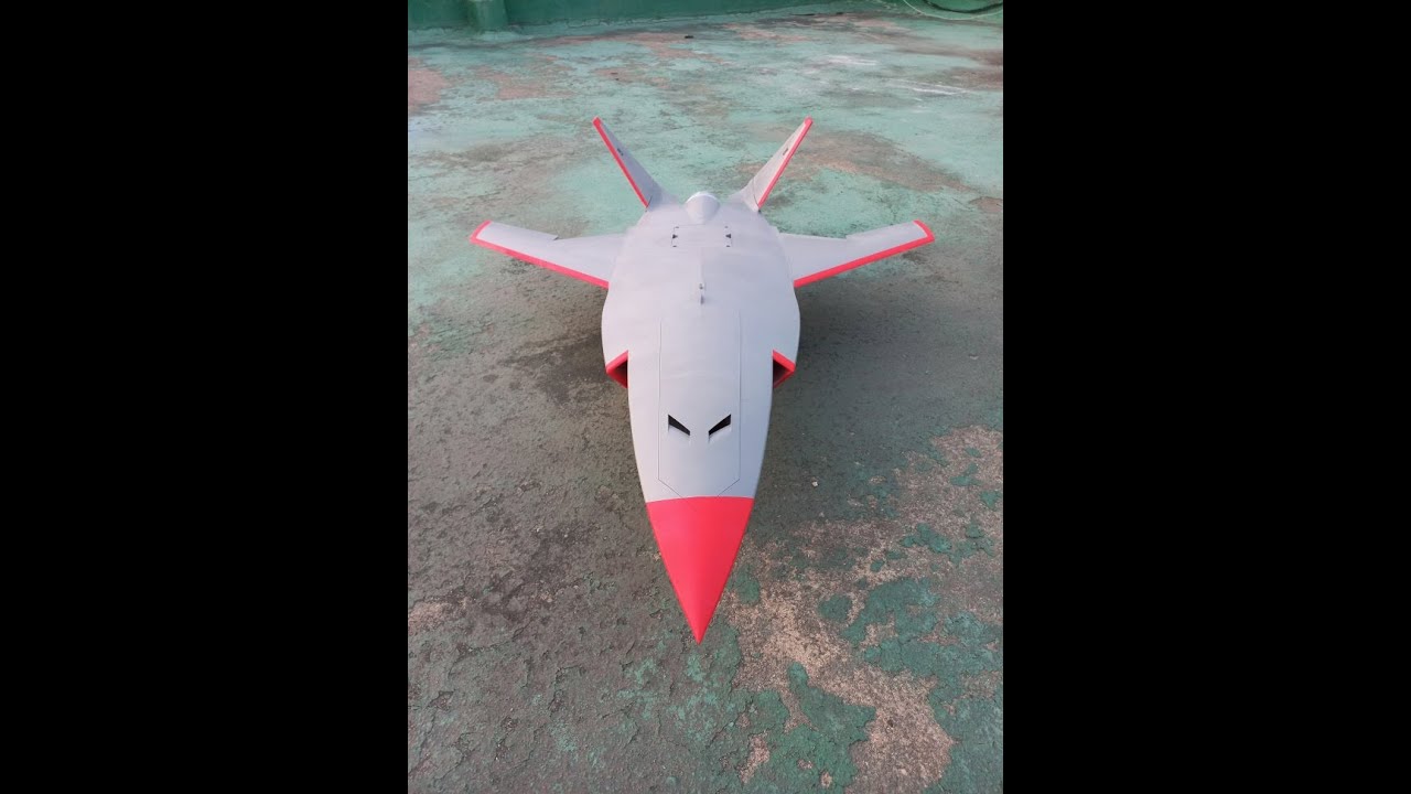 3D Printed MQ-28A Ghost Bat Test 02 - YouTube