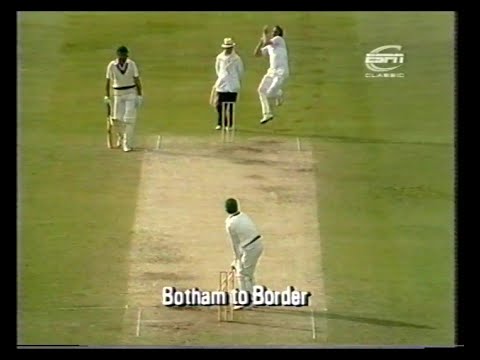 ENGLAND v AUSTRALIA 1st TEST MATCH DAY 2 TRENT BRIDGE JUNE 19 1981 ...