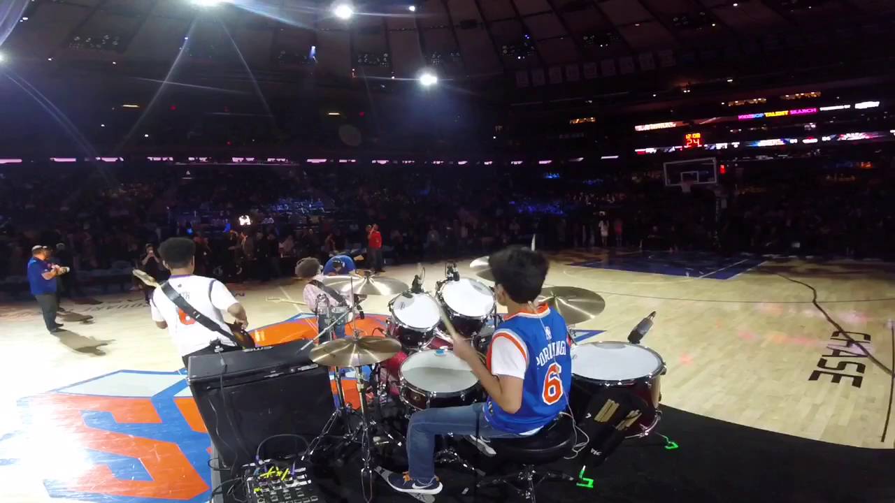 Raghav at Madison Square Garden - Knicks Halftime Show ! - YouTube