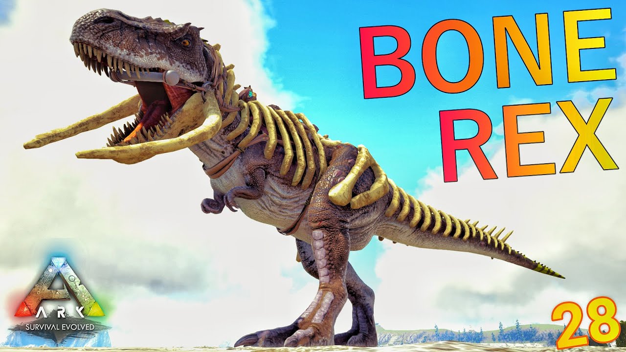 Bone Paleo ARK Tyrannosaurus Taming 🔥🔥🔥 : ARK Caballus : ARK Survival ...
