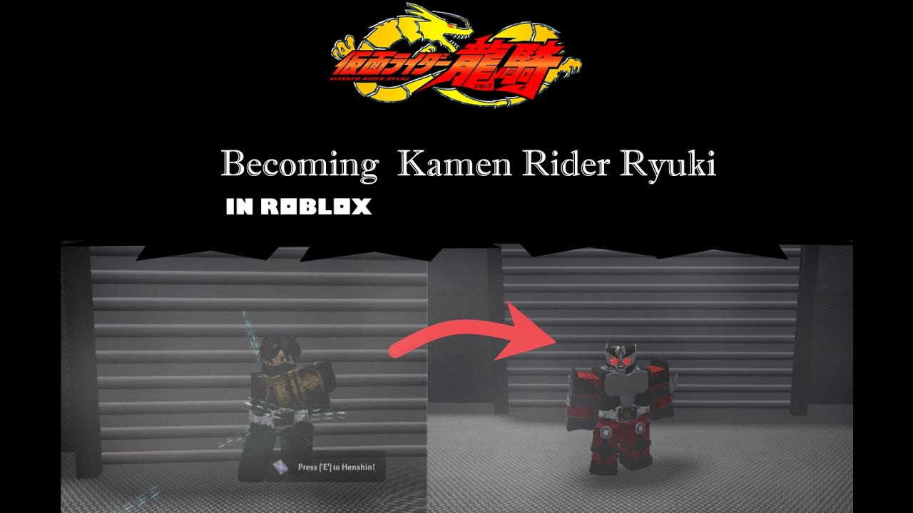 Becoming a Kamen Rider in Roblox - YouTube