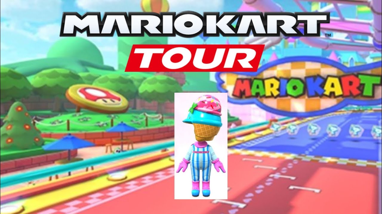 Mario Kart Tour Ice-cream Mii Racing Suit Quick Play "Sundae Tour ...