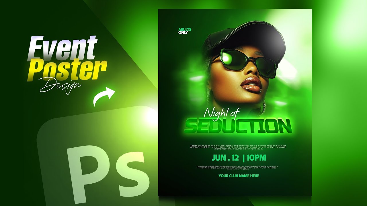 How to Create Visually Stunning Event Poster° Flyer in Photoshop - YouTube