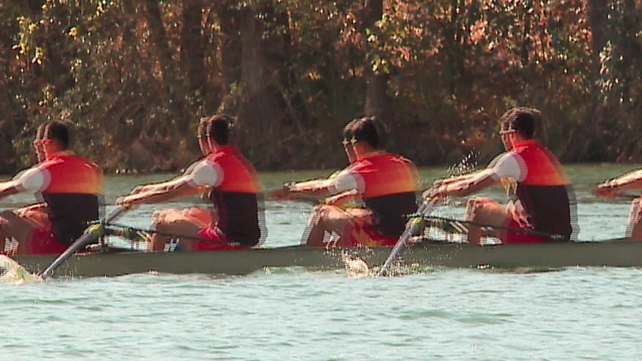 Chinese rowing team training for Tokyo Olympics in Texas - YouTube