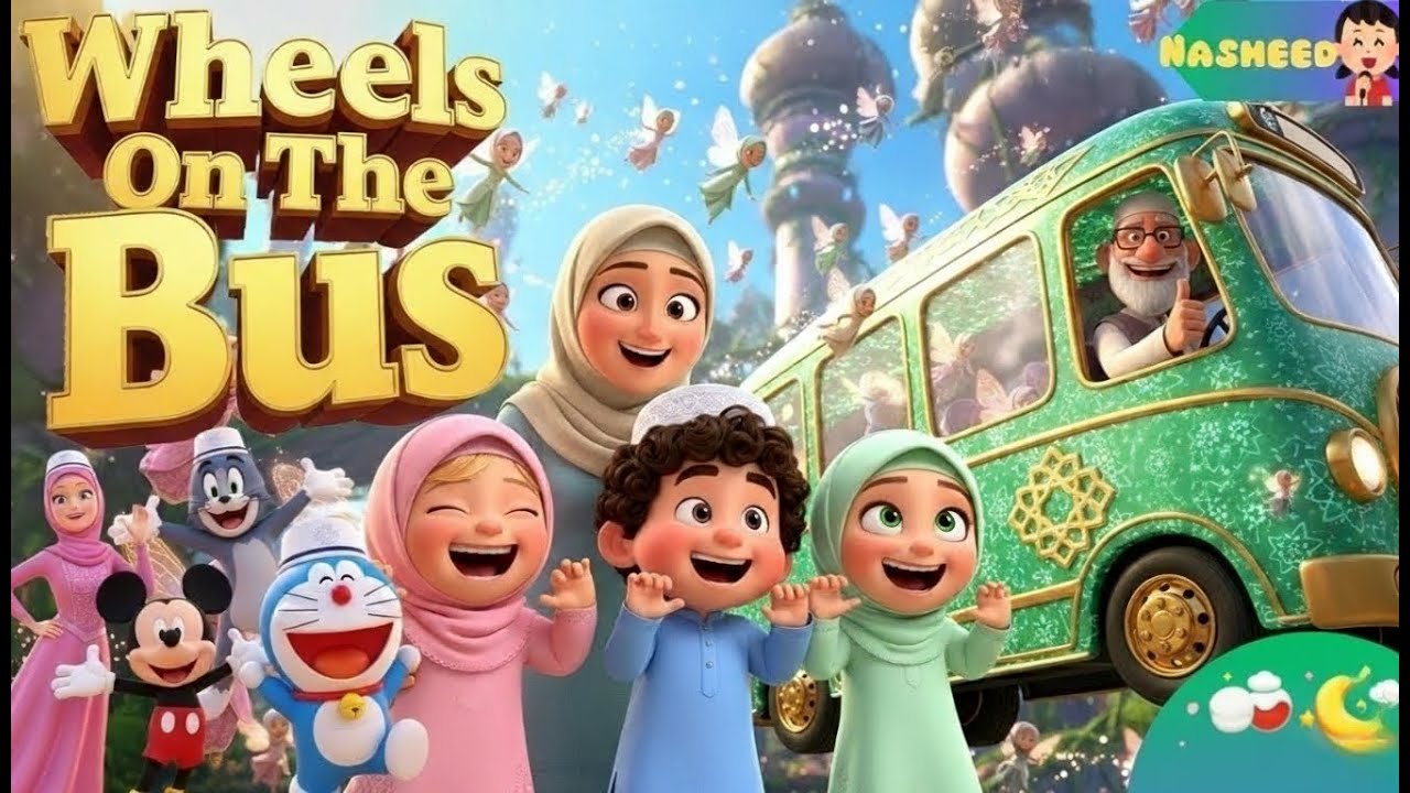 Islamic Wheels on the Bus (magical version) | Allahu Akbar, Bismillah ...