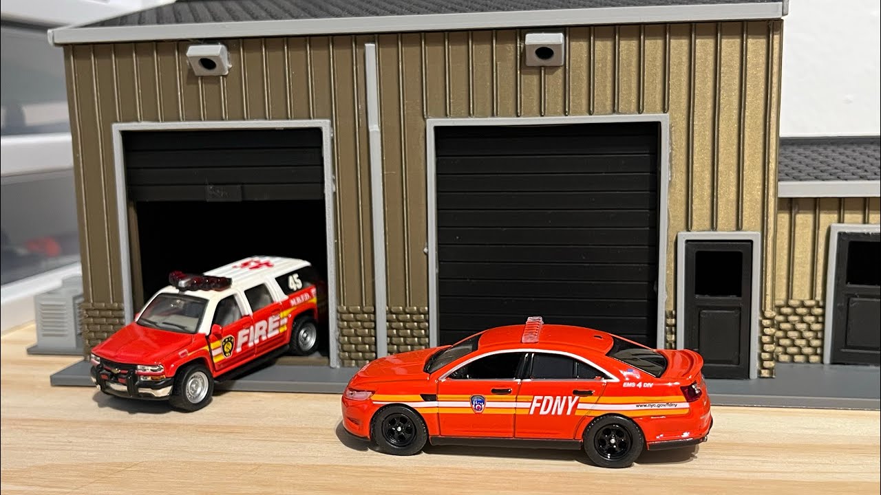 My New 1/64 scale Fire Station FDNY - YouTube