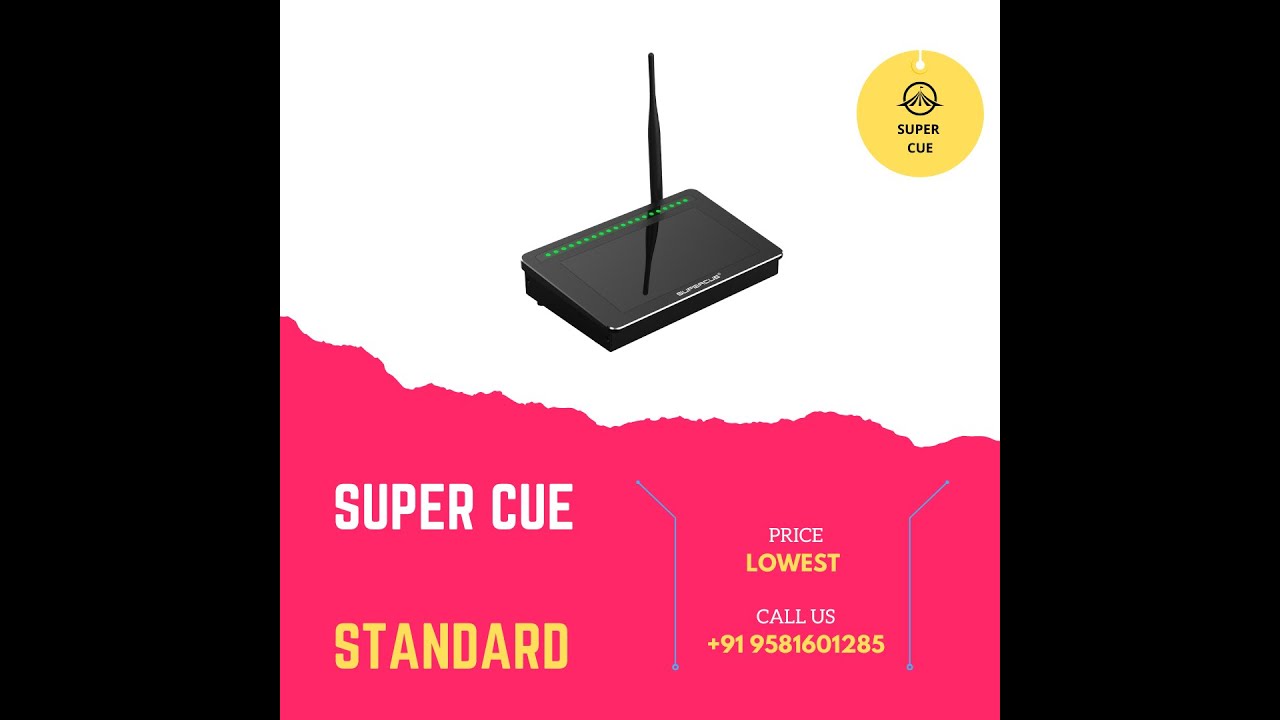 SUPER CUE - STANDARD DEMO - YouTube