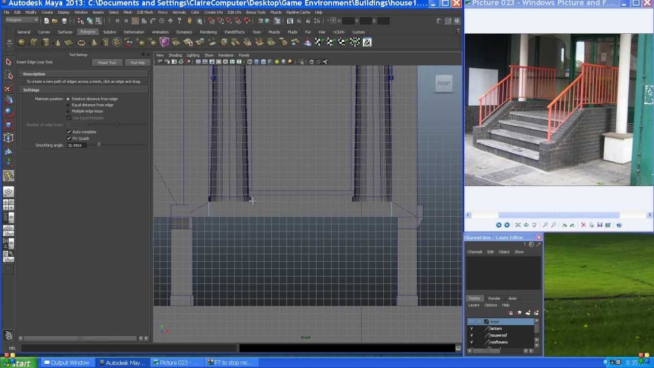 How to make steps in Maya - YouTube