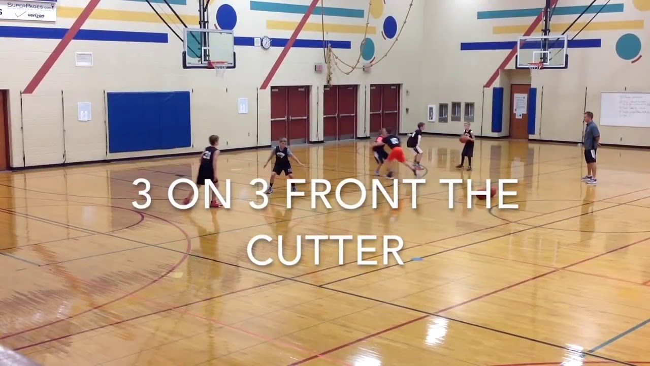 3 v 3 shell defense drill - YouTube