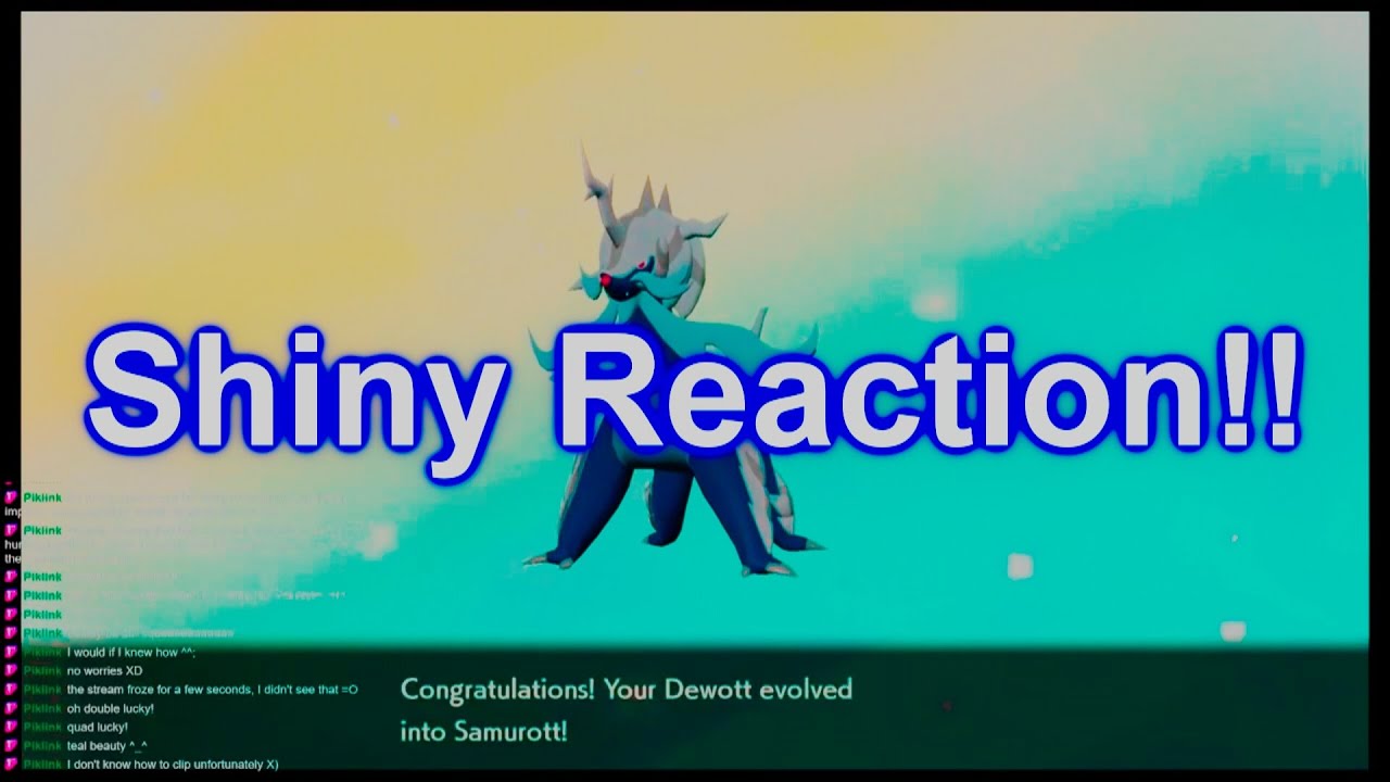 VOLUME WARING - Alpha Shiny Reaction Pokemon Legends Arceus - YouTube