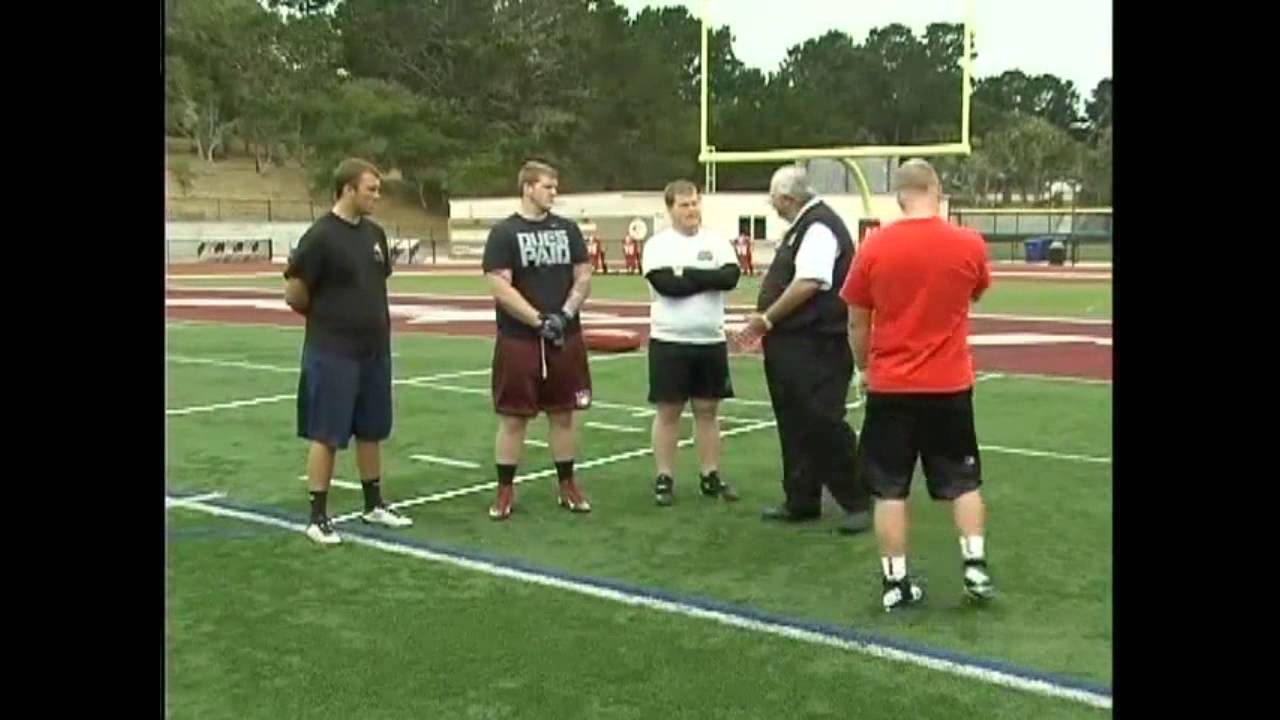 How to coach offensive line - Proper body angles for optimum power ...