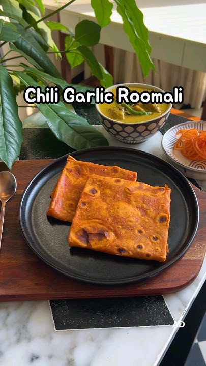 Easy to make Chilli Garlic Roomali Roti #FreshBreath #CloseUp #Ad # ...