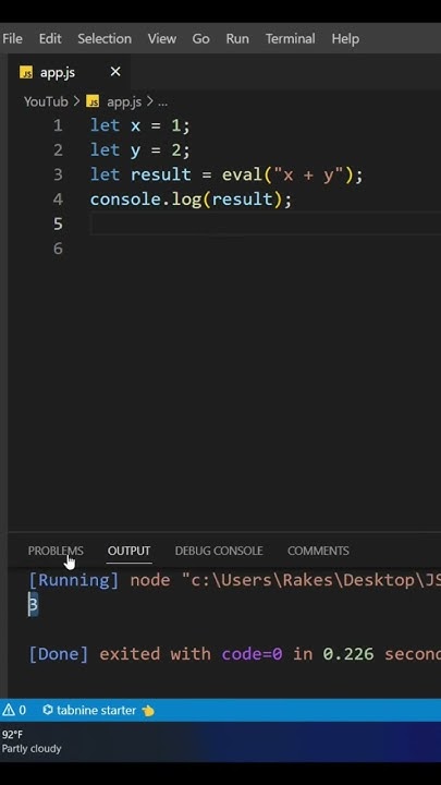 Javascript New Function Eval Javascript Coding Viral Coding React Webdevelopment Shorts 