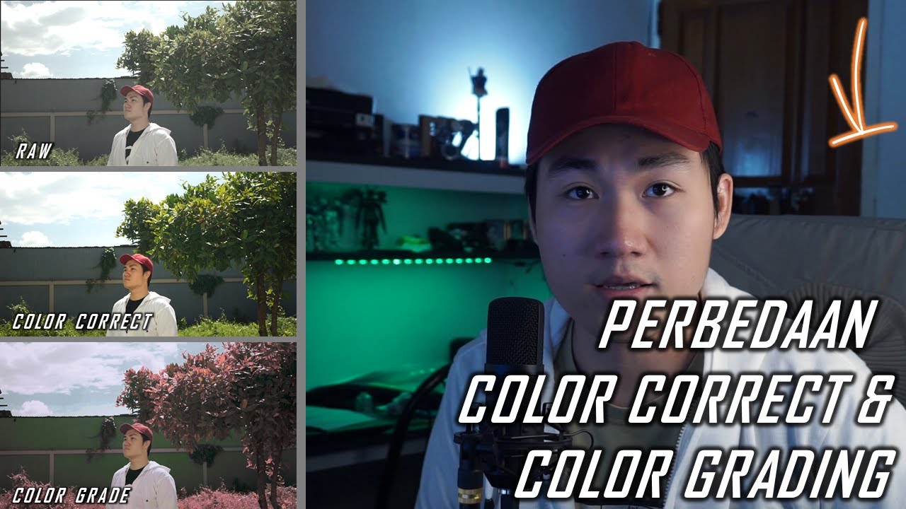 Beda Color CORRECT & Color GRADING + CONTOH - YouTube