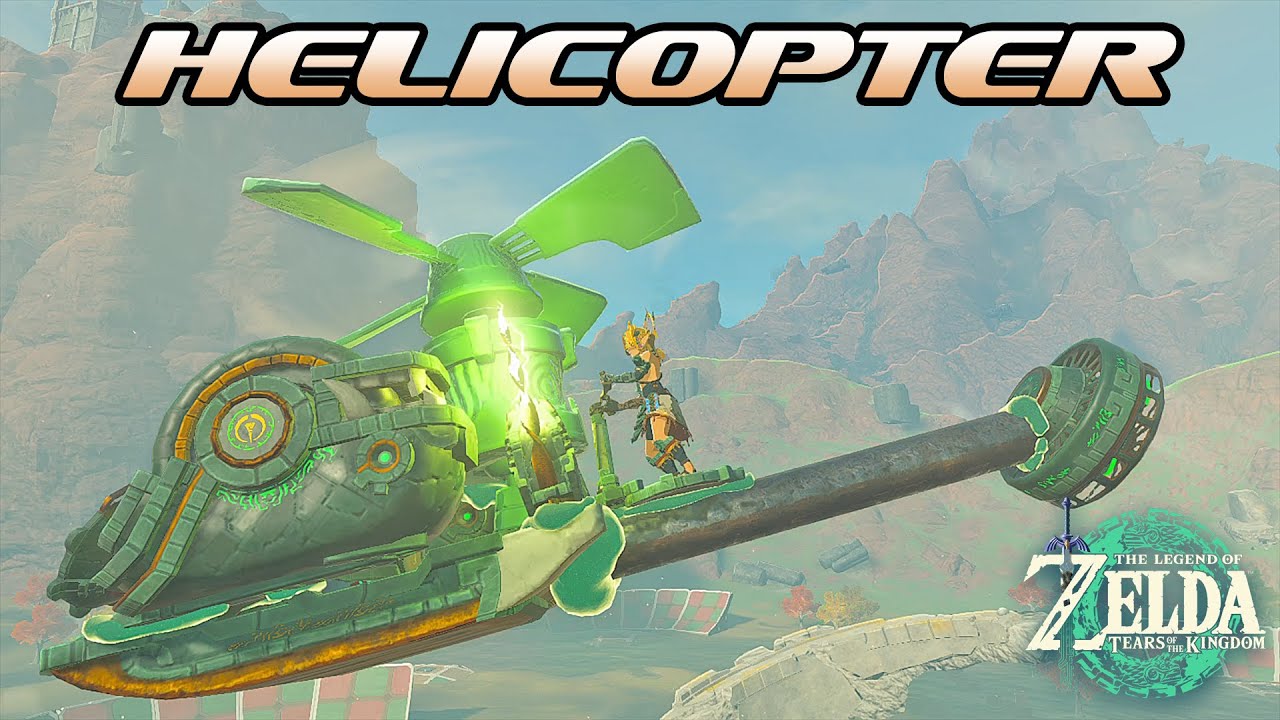 Inertia-Free Non-Wing Helicopter - Tears of the Kingdom - YouTube