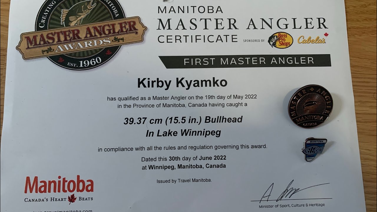 My first Master Angler Award in Manitoba Canada☺️🍁🇨🇦🇨🇦 - YouTube