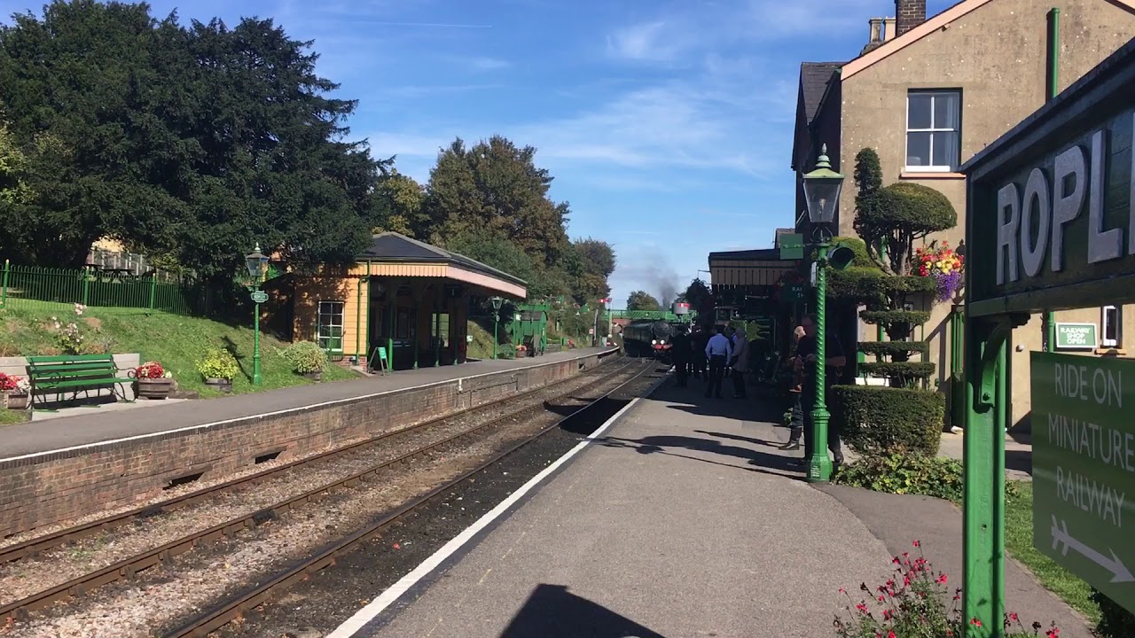 Ropley Station on the Watercress Line - YouTube