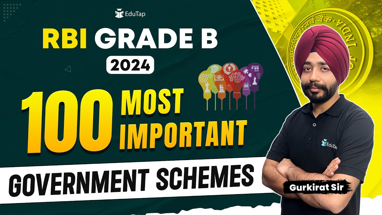 Government Schemes for RBI Grade B 2024 | Important Govt Schemes 2024 ...
