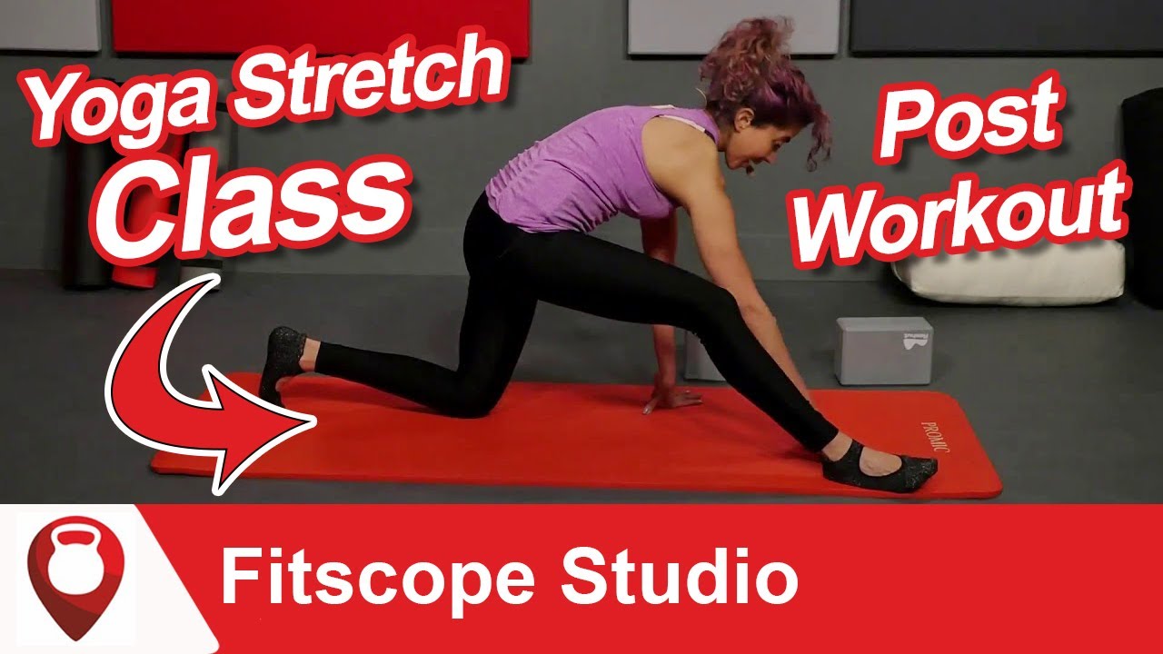 Yoga Stretch Class | Post Workout Stretch Flow | Fitscope Studio - YouTube