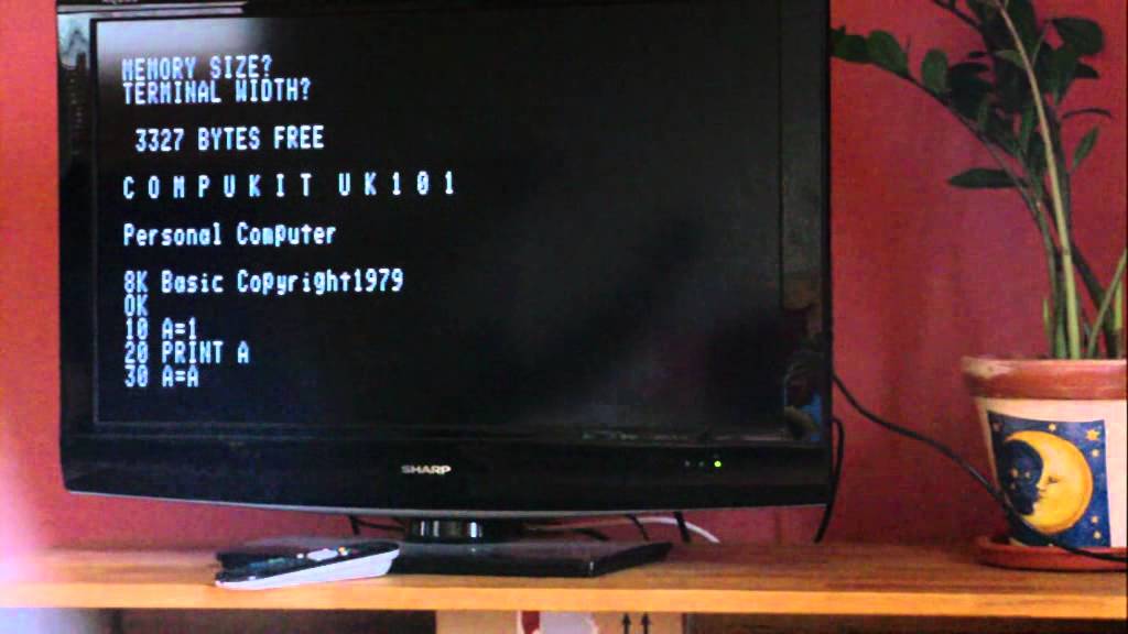 Grant's compukit UK101 in my FPGA_PC - YouTube