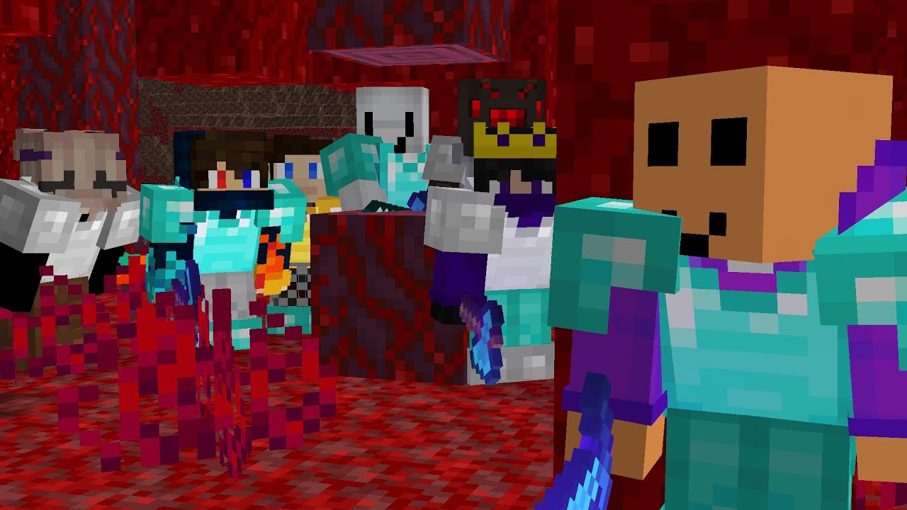 Minecraft Speedrunner VS 6 Hunters - YouTube