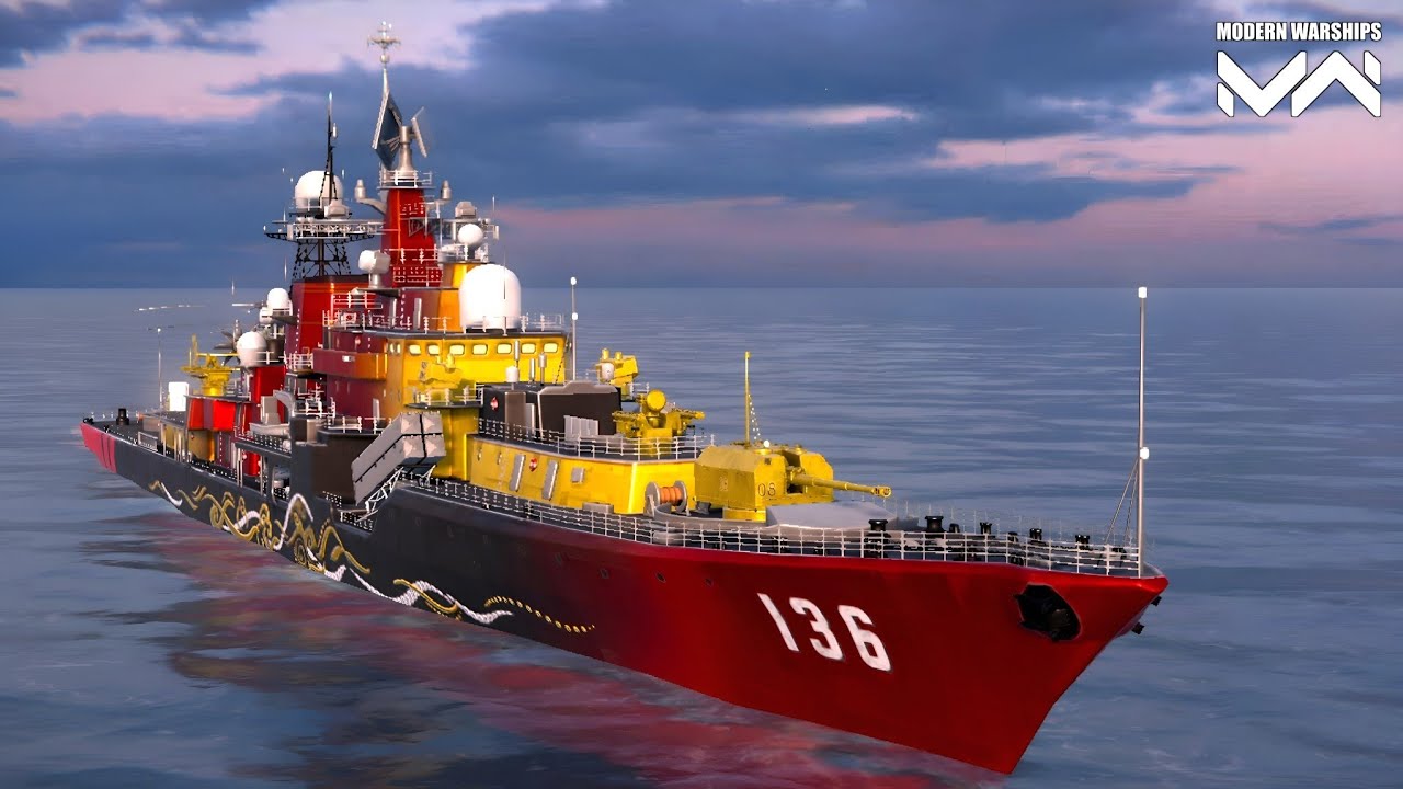 CN Type 956E Hangzhou - Very Powerful Destroyer in Action - Modern ...